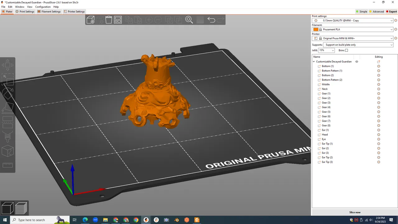 Customizable Decayed Guardian by BasilDemFlint | Download free STL ...