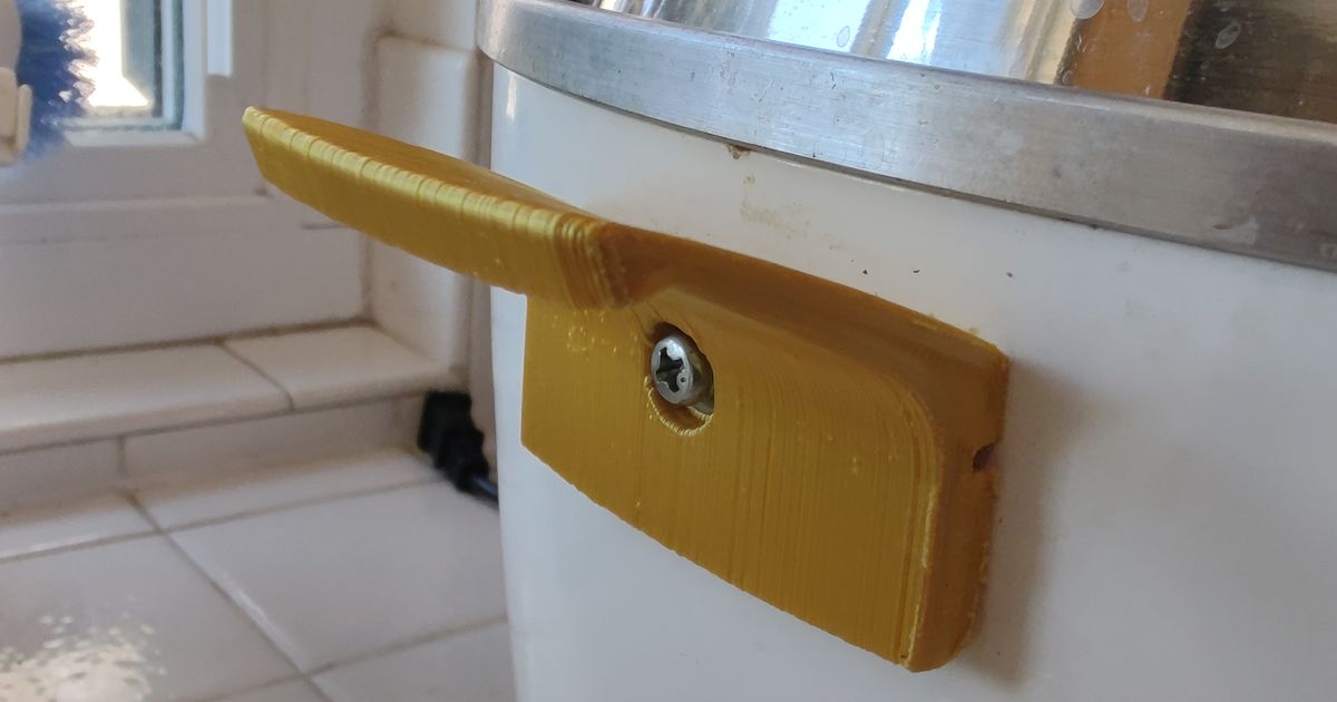 Replacement handle for rice cooker by DennisKeats | Download free STL ...