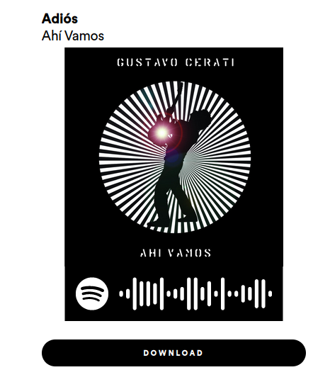 Adiós - Gustavo Cerati keychain by Fagua F | Download free STL model ...