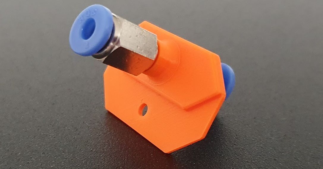 Top plug edge passthrough for PTFE tube PC4-M5 (QSM-M5) by orian ...