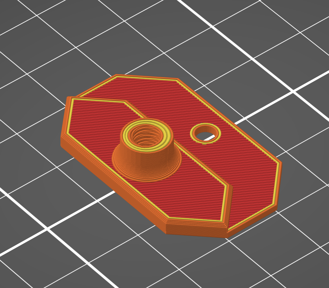 Top plug edge passthrough for PTFE tube PC4-M5 (QSM-M5) by orian ...