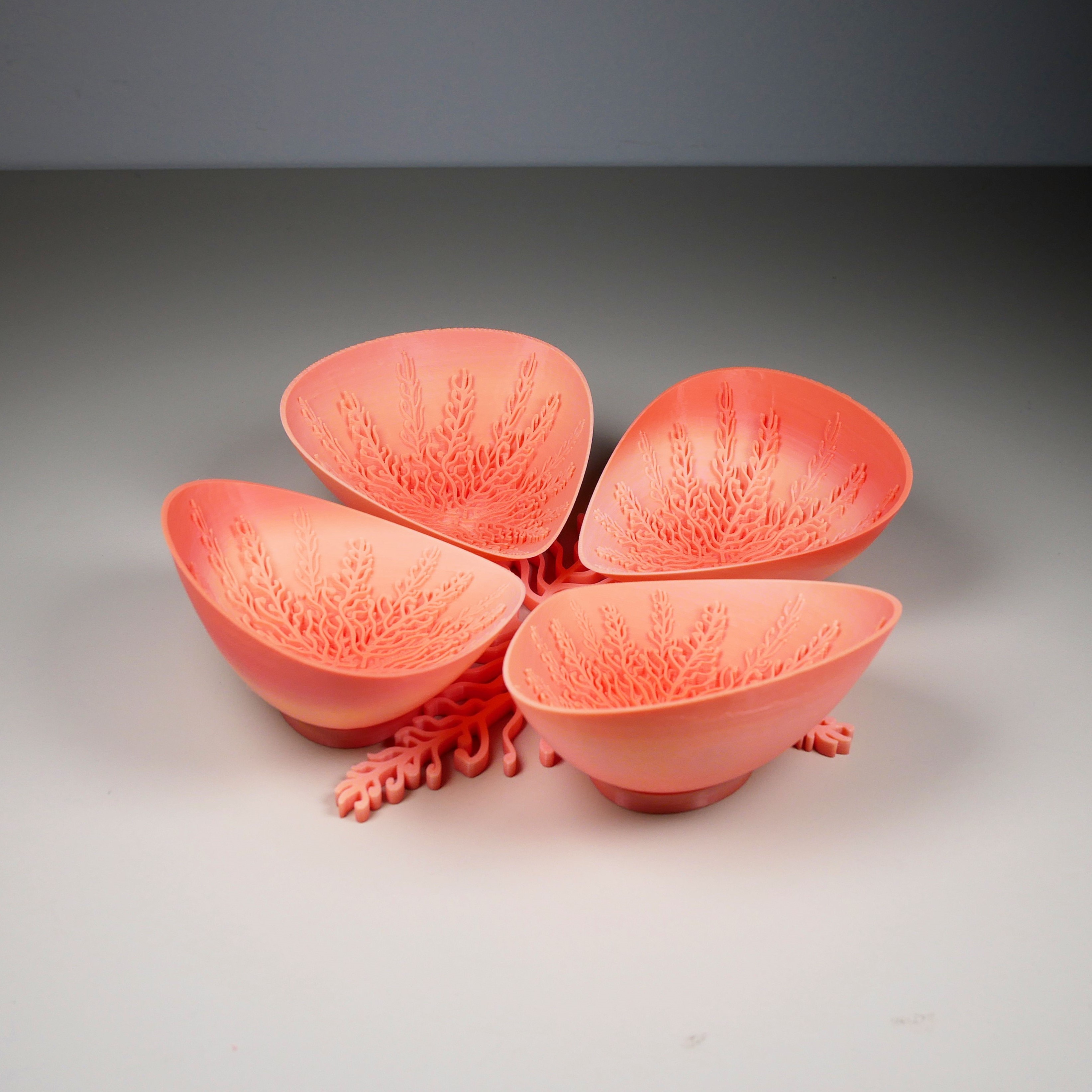 Patterned Dish Set by 3DPrintBunny | Download free STL model ...