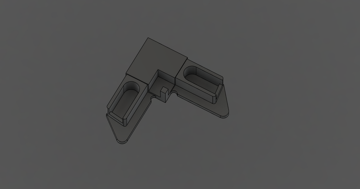 WINDOW SCREEN CORNER JOINT by Dopamine Desings | Download free STL ...
