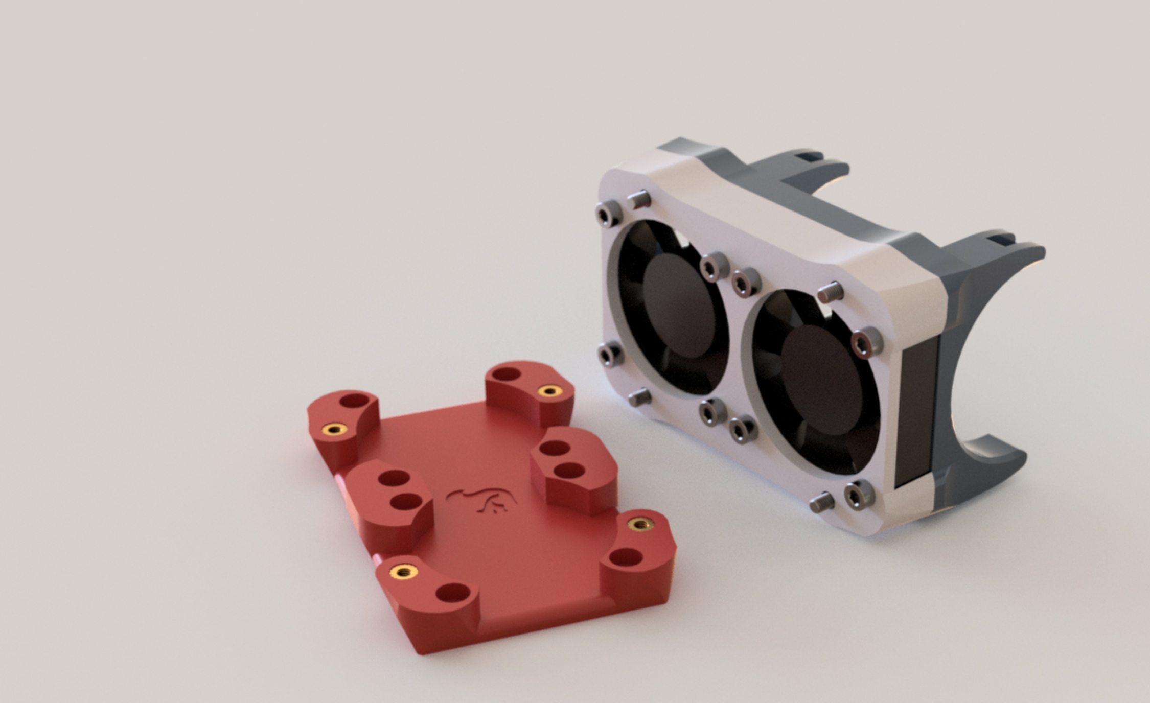 ARRMA 40mm Motor - 4010 & 4020 dual fan mount (for RC cars) by ...