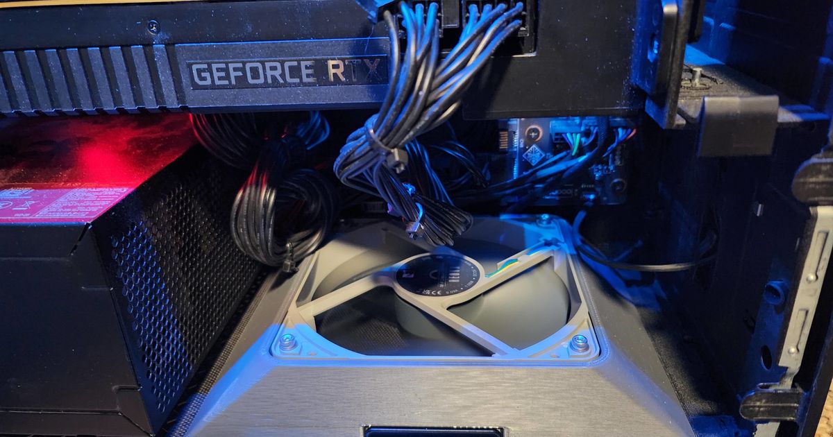 120mm Fan Tray for HP OMEN Obelisk by RCNet | Download free STL model ...