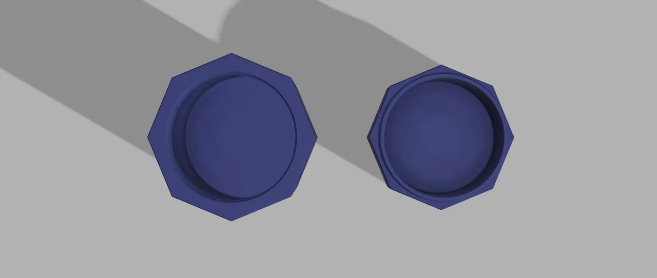 3d octagon shape