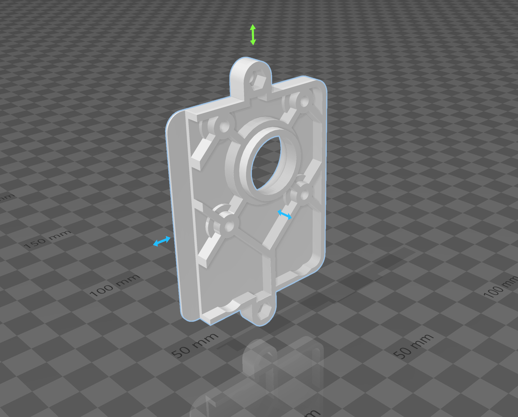 UM2+ right side second feeder extruder mounting plate by ansonl ...