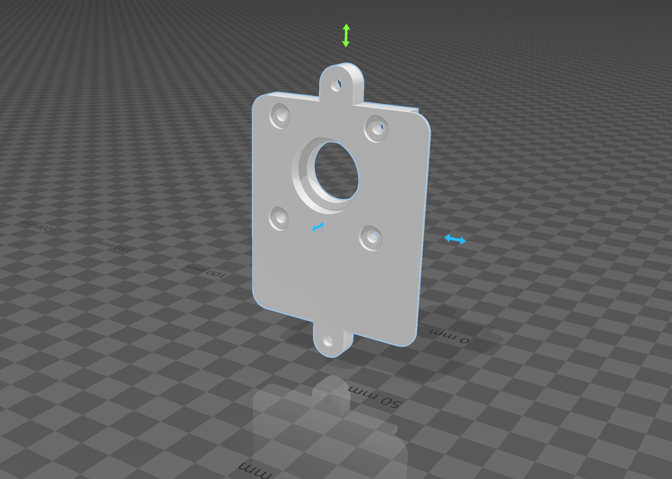 UM2+ right side second feeder extruder mounting plate by ansonl ...