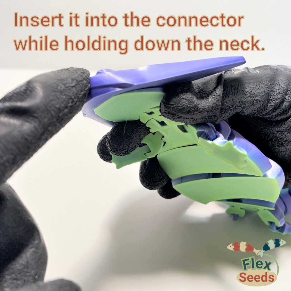 Flexi Diplocaulus(print-in-place) by 3D_Flexseeds | Download free STL ...