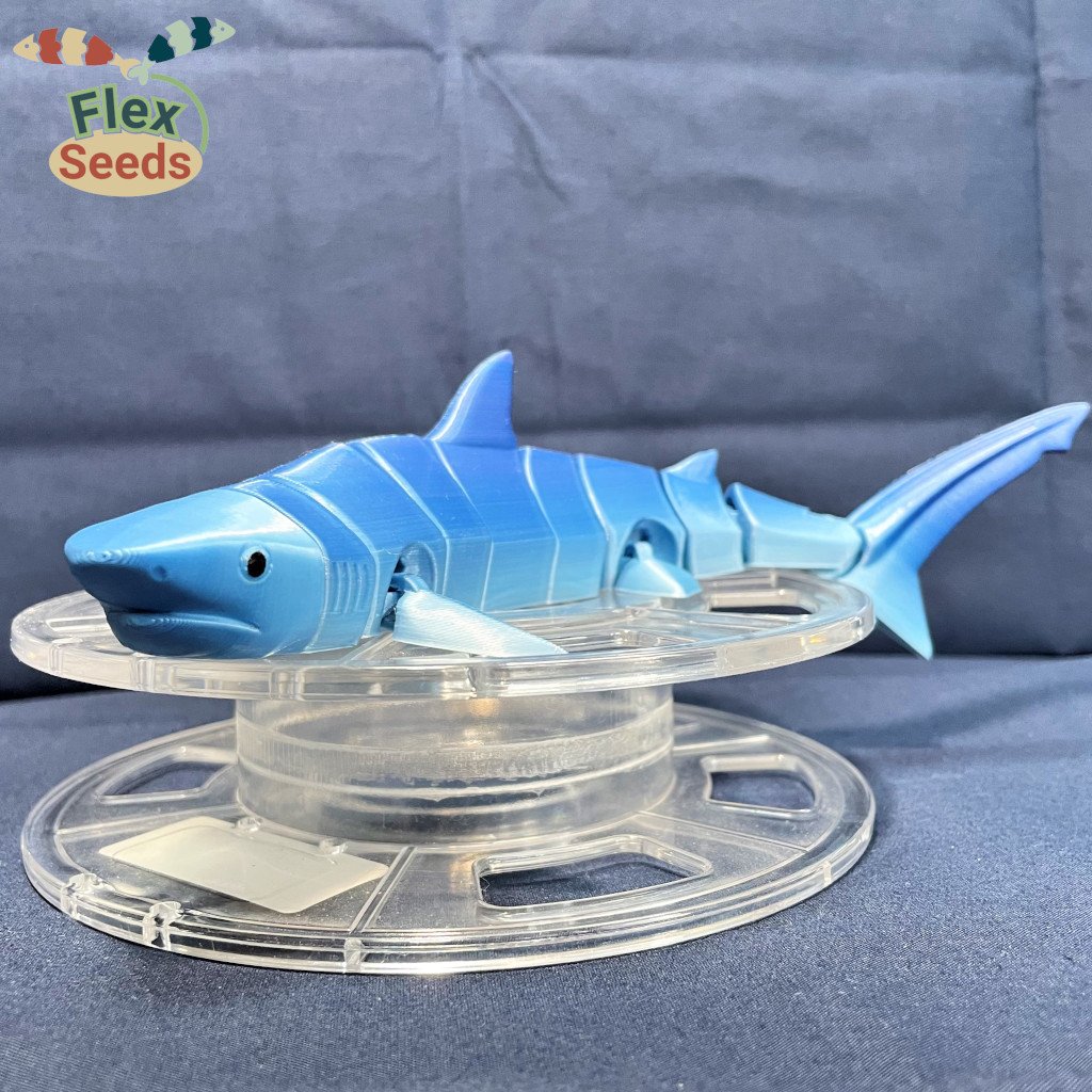 Flexi Tiger Shark (print-in-place) por 3D_Flexseeds | Descargar modelo ...