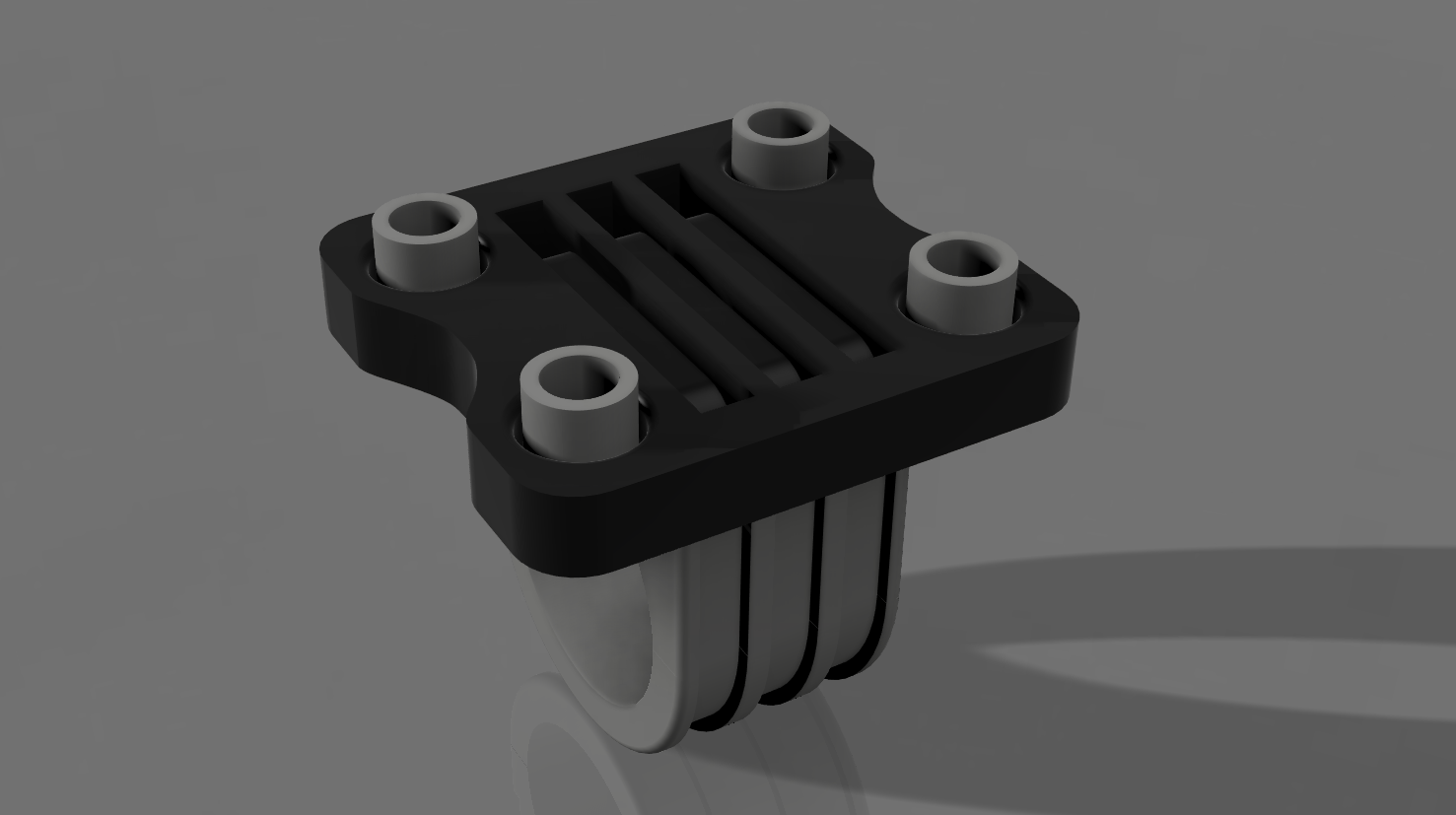 28,6mm Handlebar GPS mount with AMPS pattern by 4sStylZ | Download free ...