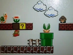 Mario bros obstacle corse by Bot I Bot | Download free STL model ...