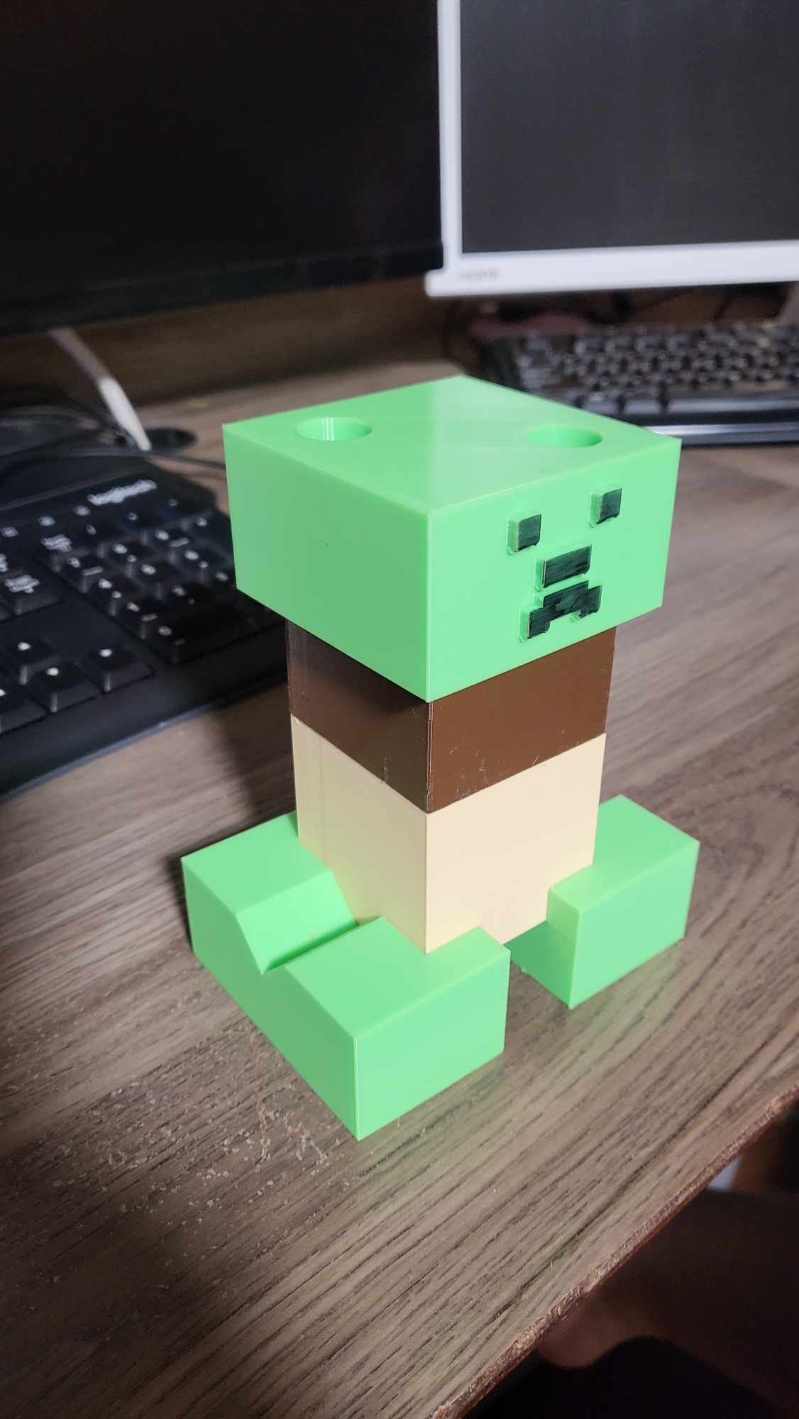 Creeper Toothbrush Holder (Full) by Jack M | Download free STL model ...