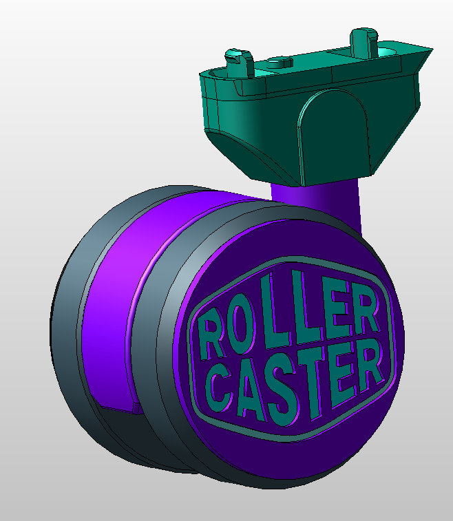 Roller Casters! Customizable Casters for Cooler Master Qube 500 by ...
