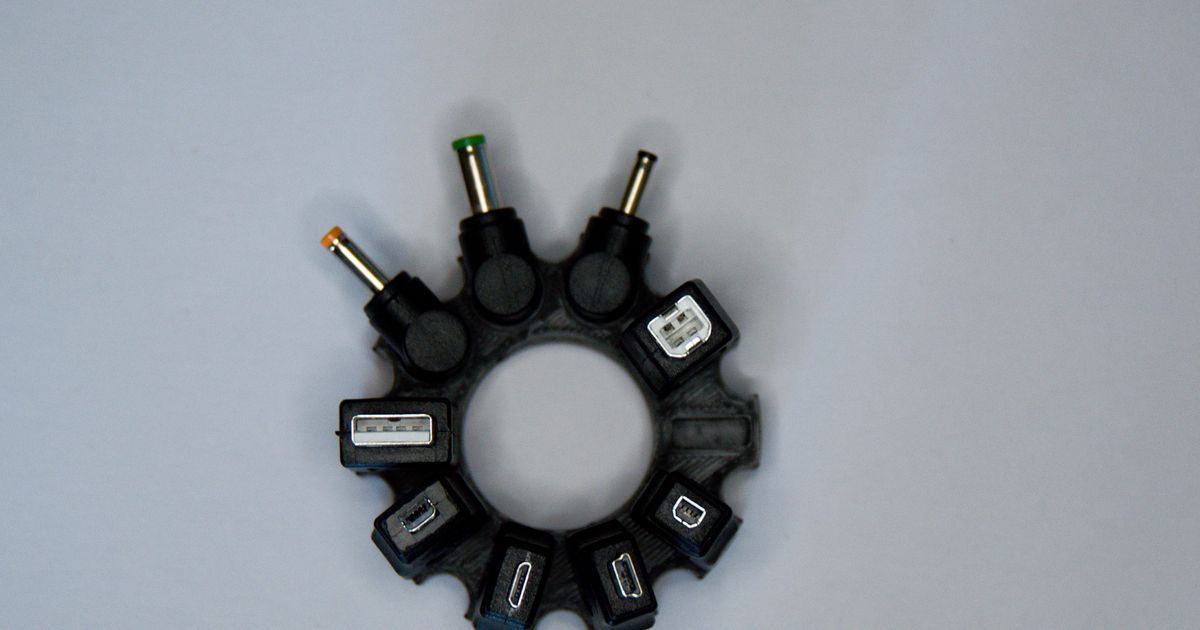 Modular USB Adapter Holder by Barthy | Download free STL model ...