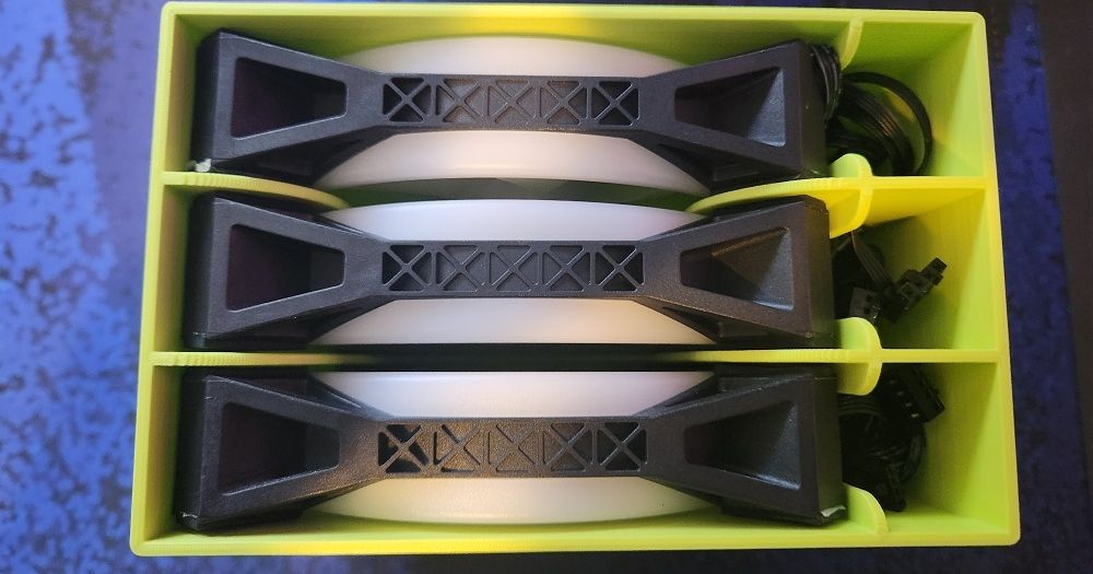 120mm & 140mm Computer Fan Organizer Box by KnexFour | Download free ...