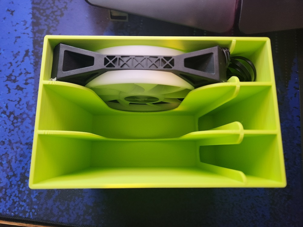 120mm & 140mm Computer Fan Organizer Box by KnexFour | Download free ...