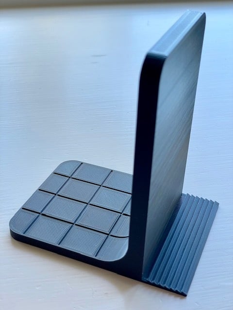 Simple book stand with tiles by dm | Download free STL model ...