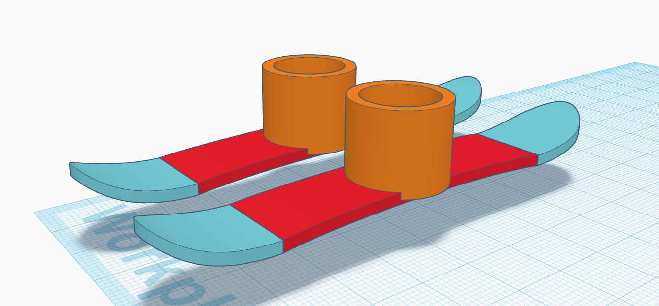 Finger Skis by Vilkku Koo | Download free STL model | Printables.com