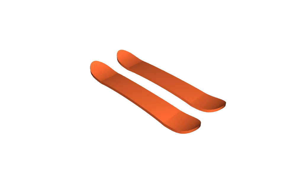 Finger Skis by Vilkku Koo | Download free STL model | Printables.com