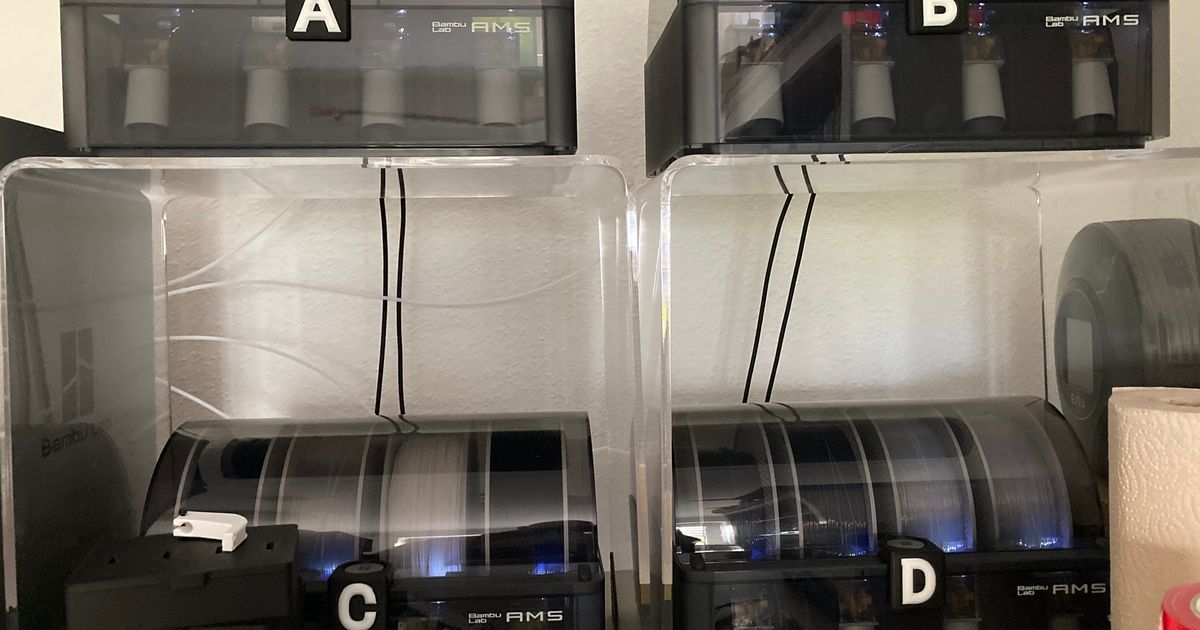 Bambu Lab AMS ID (ABCD Dog Tag Identifier) by Felix Quehl | Download ...