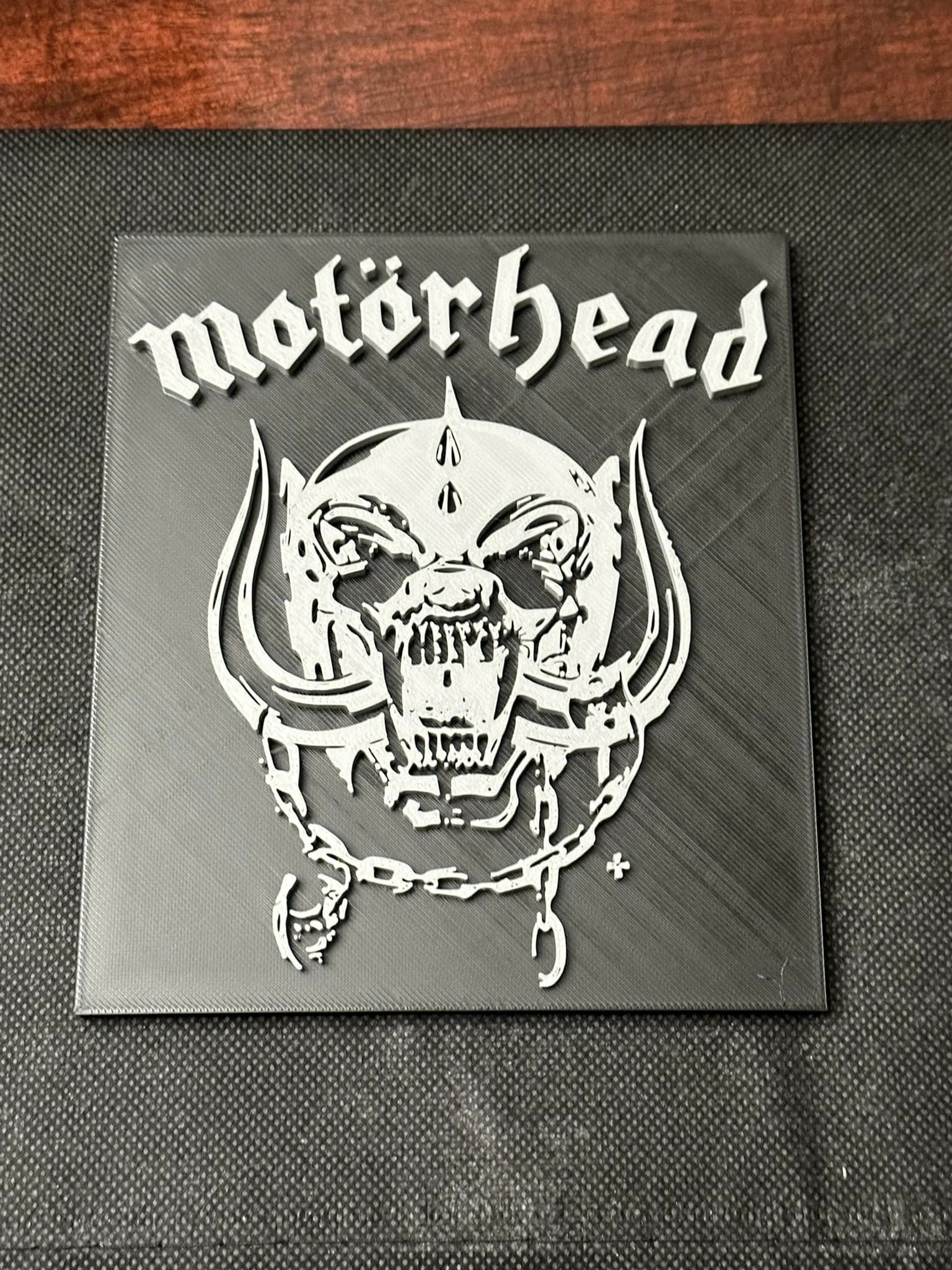 MotorHead 80's Band sign by rsnider2 | Download free STL model ...