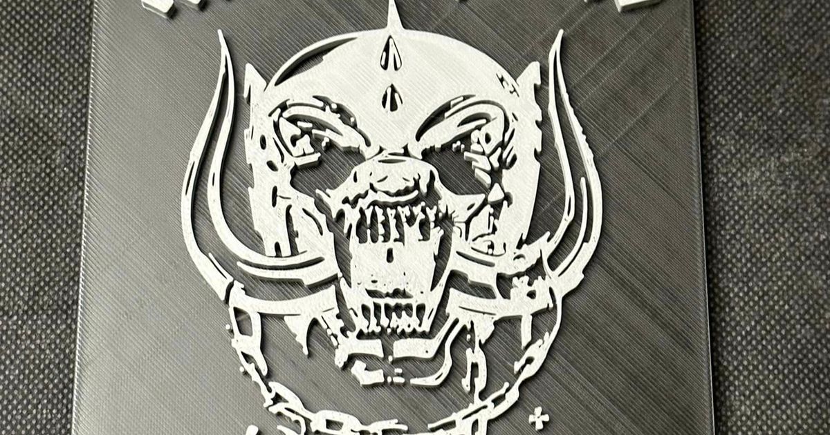 MotorHead 80's Band sign by rsnider2 | Download free STL model ...
