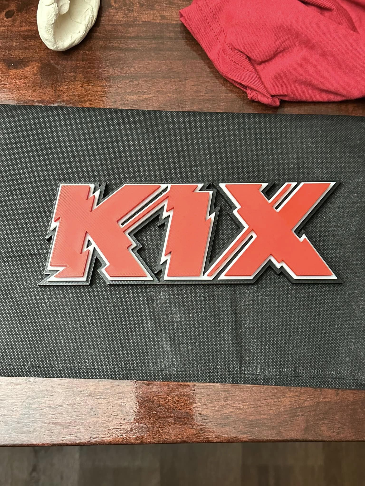 Kix 80's Band Sign by rsnider2 | Download free STL model | Printables.com