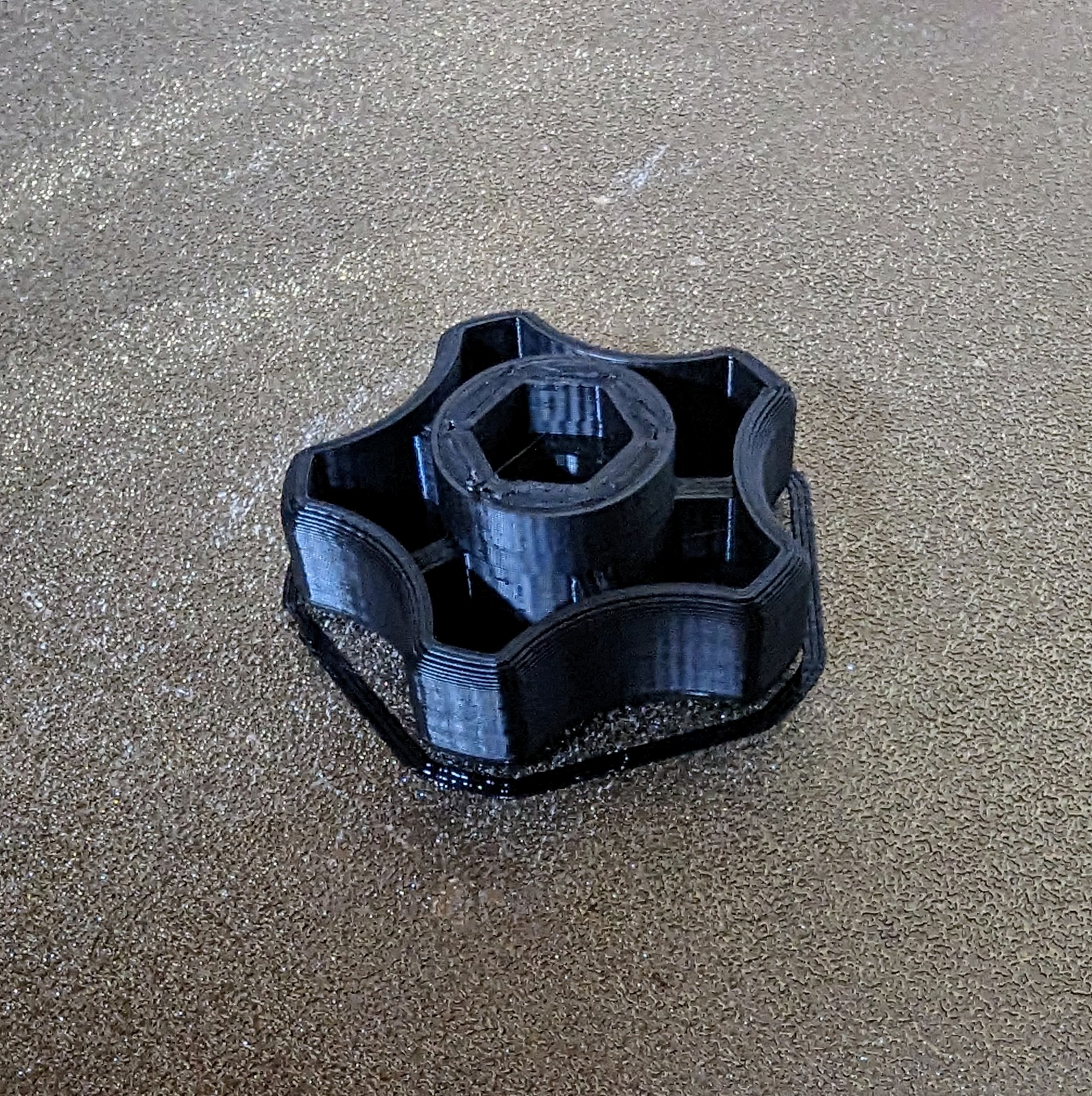Captive Nut Star Knob 1/4-20 by FilthyMick | Download free STL model ...