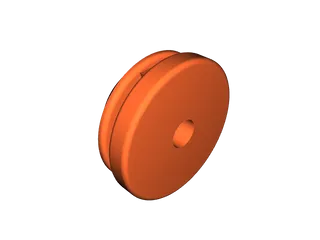 Cart wheel retaineing clip by Greg Plamondon | Download free STL model ...