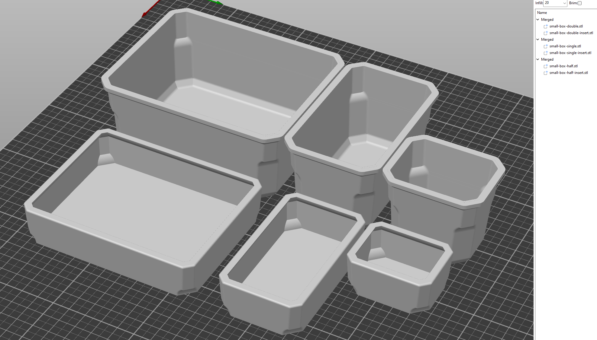 Husky Connect Parts Organizer Storage Bins by Ed Yu | Download free STL ...