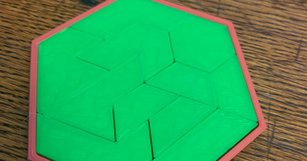 hex puzzle by kelico | Download free STL model | Printables.com