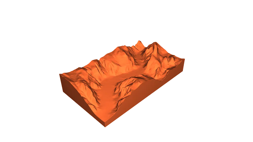 Yosemite Valley by Tylerthompson1984 | Download free STL model ...