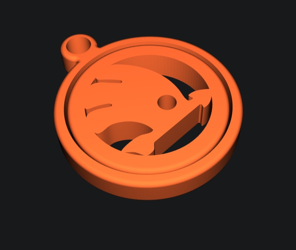 Gyro keychain škoda by TomyN384 | Download free STL model | Printables.com