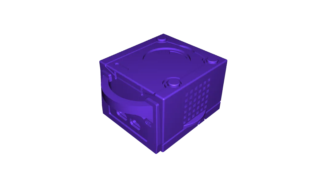 GameCube keychain by Calin | Download free STL model | Printables.com