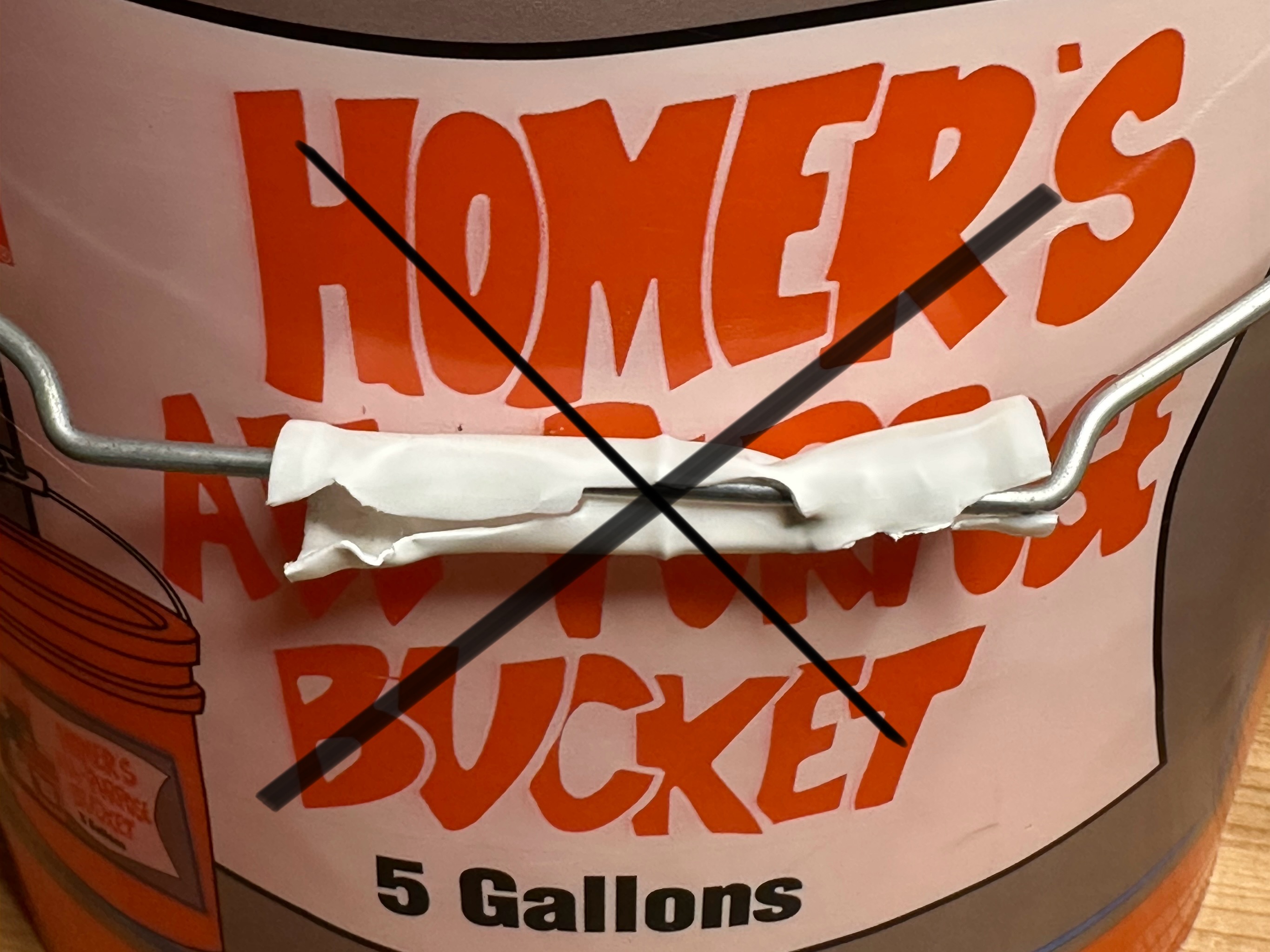 Don’t Kick the Bucket, FIX the Bucket! Homer bucket handle repair. by ...