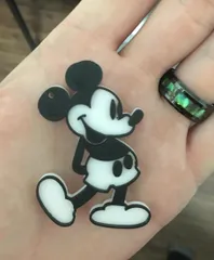 Mickey Mouse Keychain Zipper Pull by Steve15 | Download free STL model ...