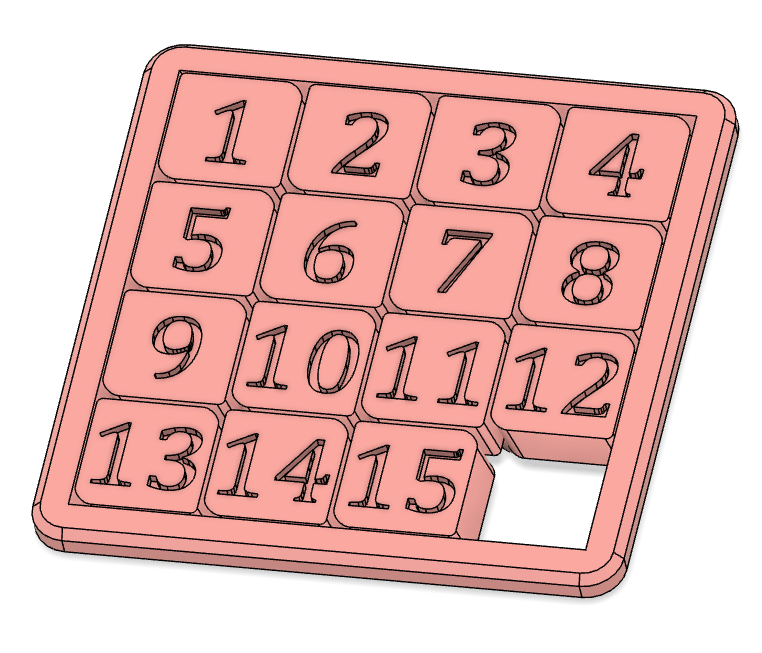 15-piece print-in-place puzzle by Thomas McMaster | Download free STL ...