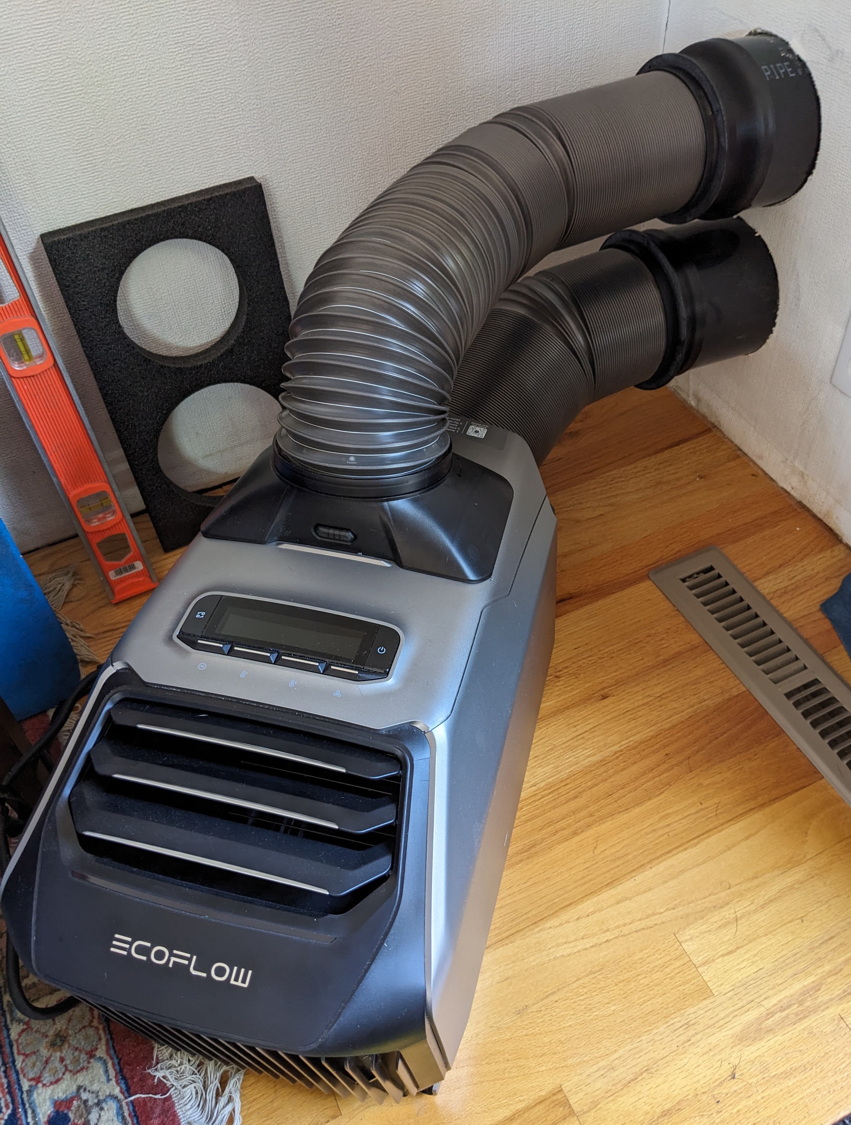 Ecoflow wave 2 small hose to 6" pipe sleeve part by just.make.it ...