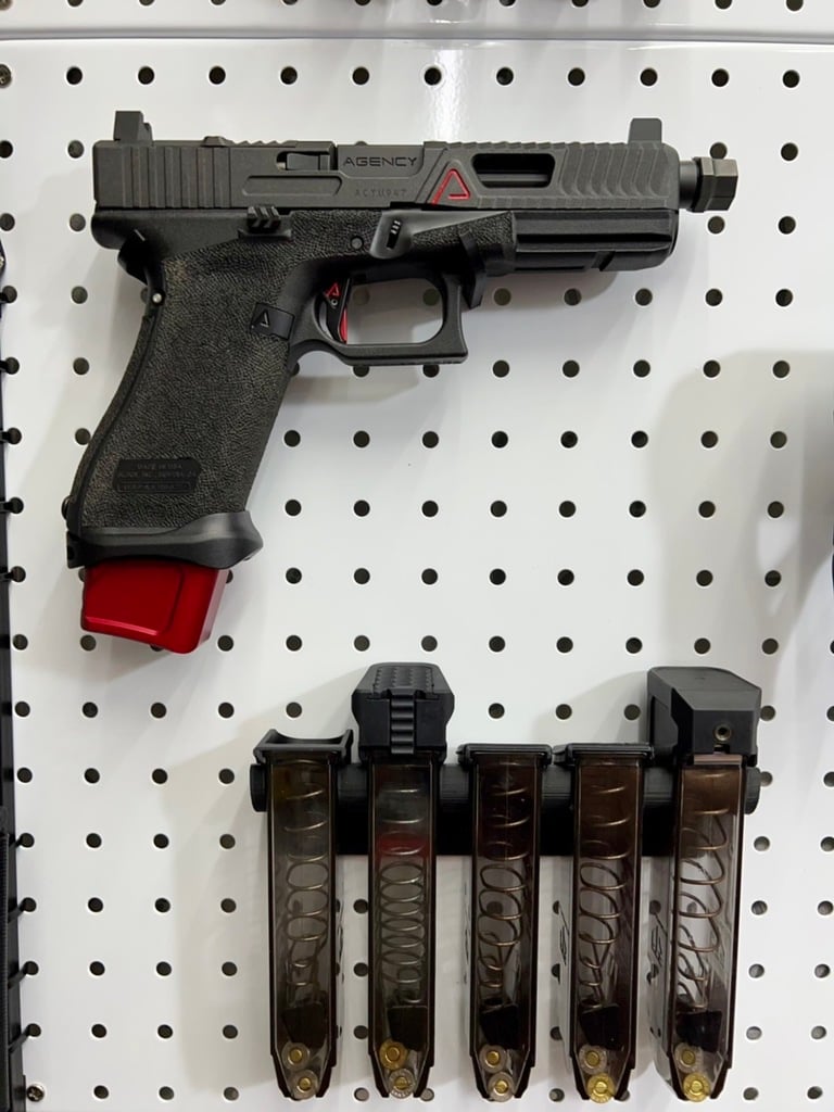 Glock Magazine Rack for Pegboard by AppHero | Download free STL model ...