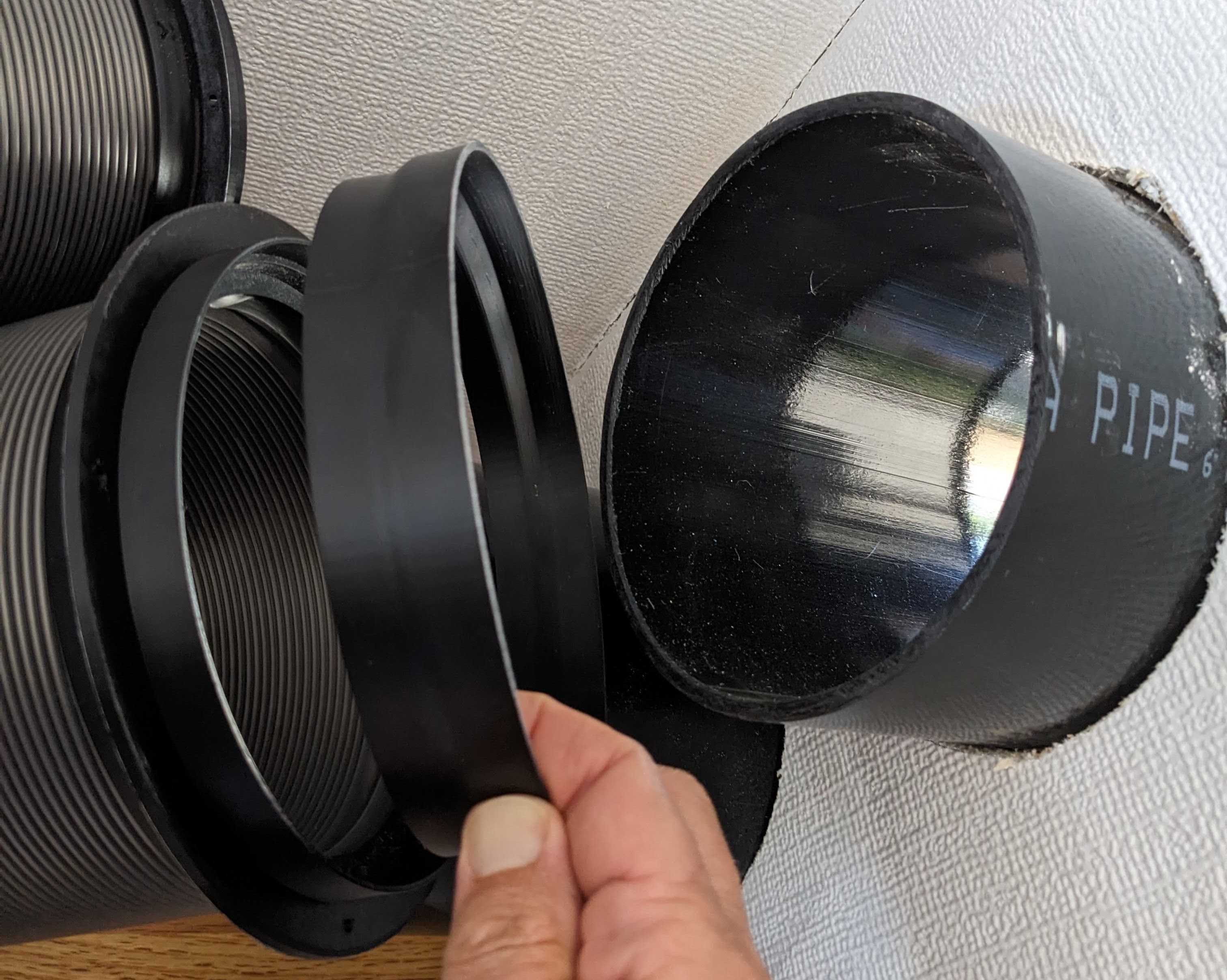 Ecoflow wave 2 large hose to 6" pipe sleeve part by just.make.it ...