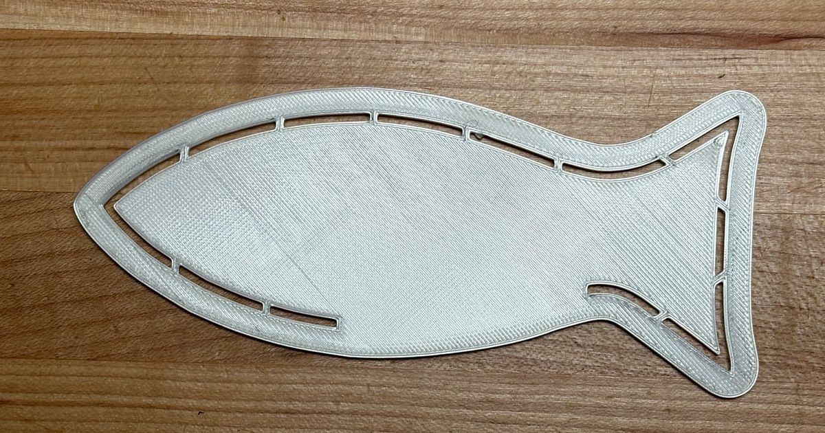 Fish Sewing Template by 3DBob | Download free STL model | Printables.com