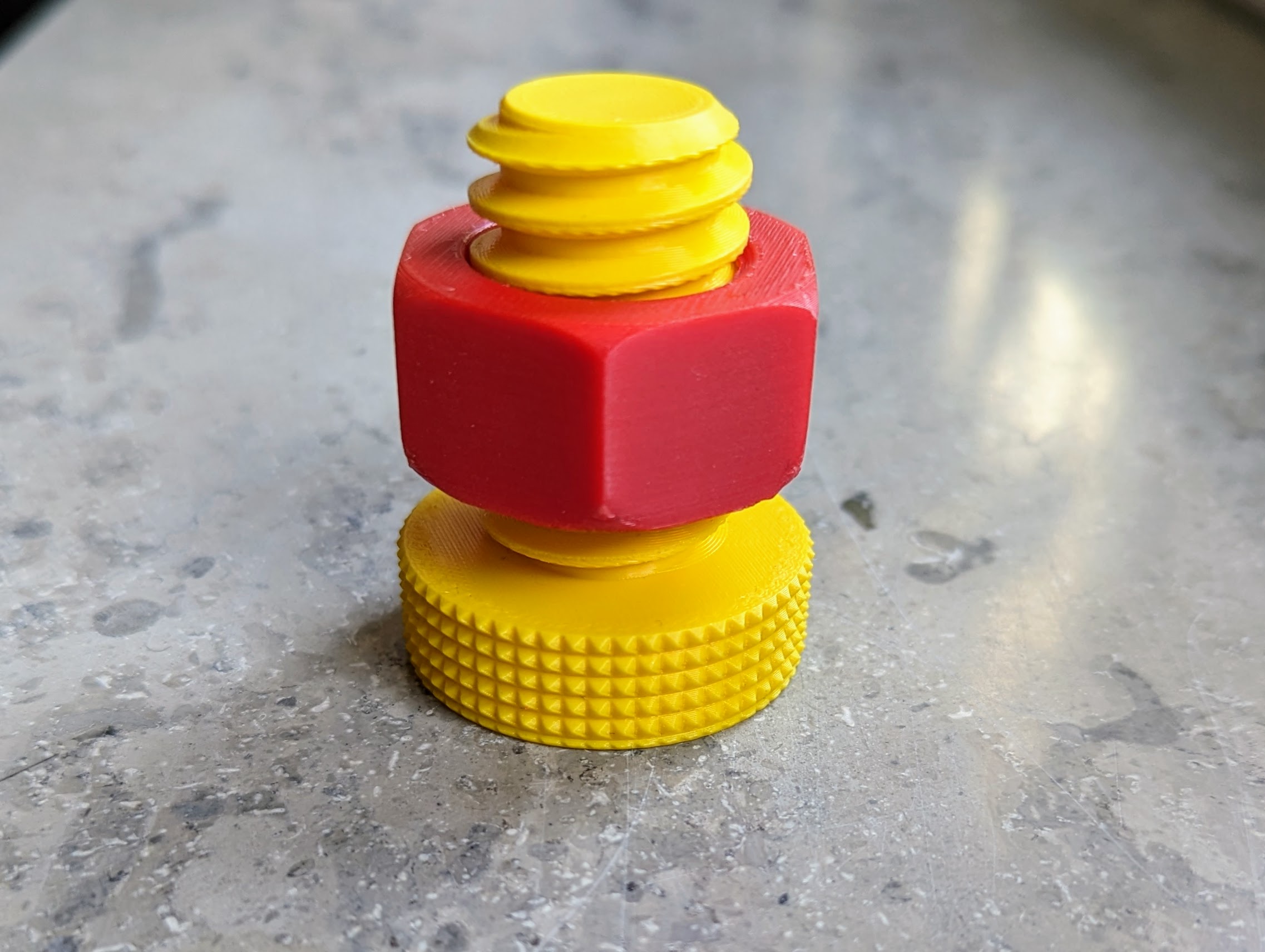 Nut & Bolt Fidget Toy by blecheimer | Download free STL model ...