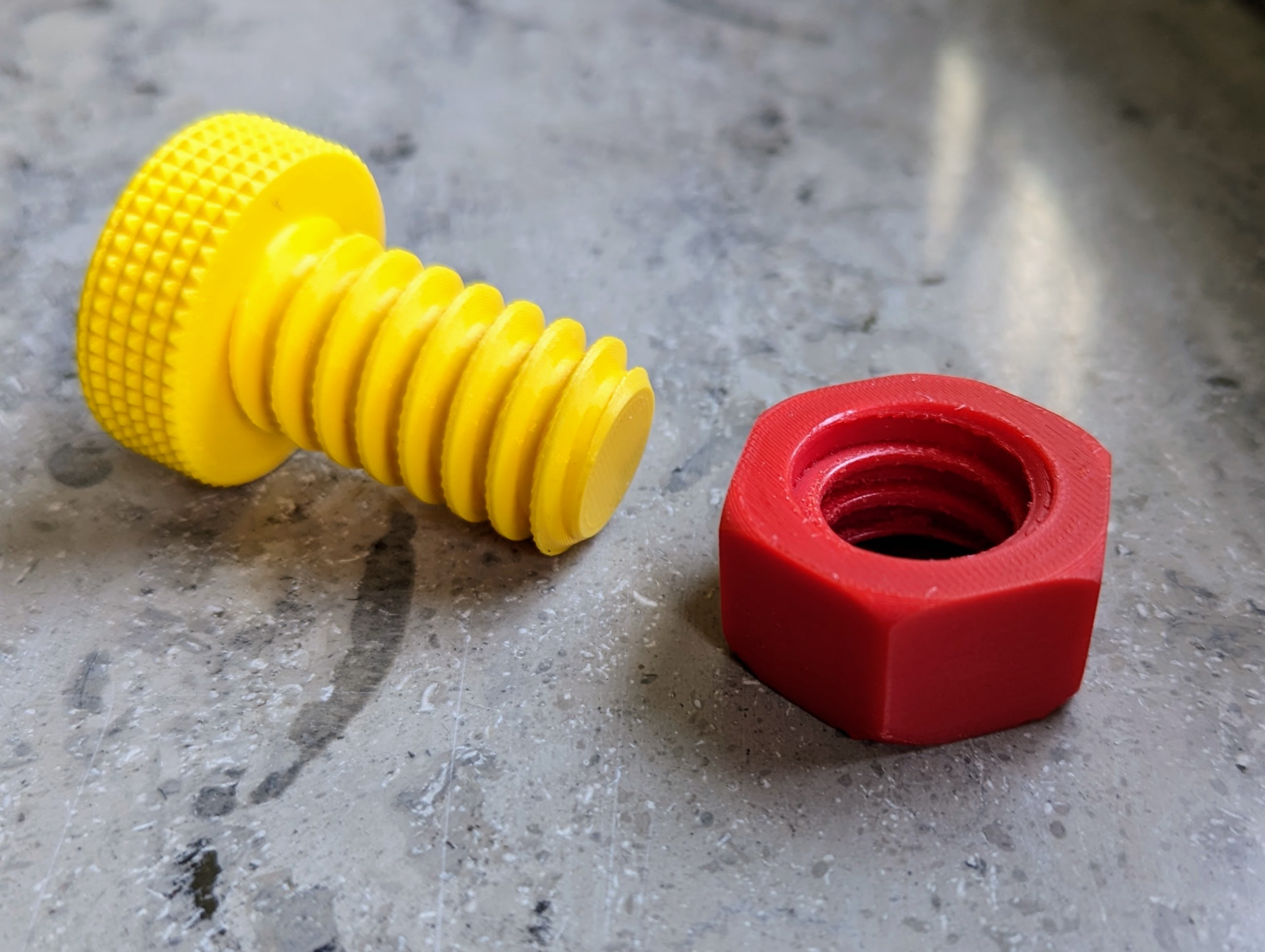 Nut & Bolt Fidget Toy by blecheimer | Download free STL model ...