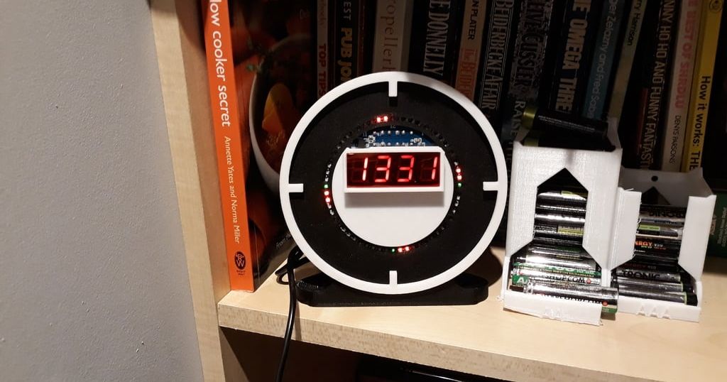 DS1302 Rotating LED Clock Module Housing (Modular... Sort of!) by Cargy ...