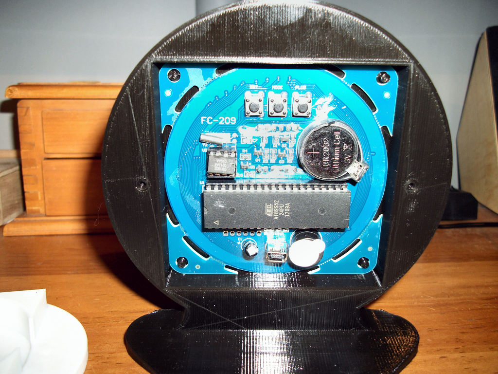 DS1302 Rotating LED Clock Module Housing (Modular... Sort of!) by Cargy ...