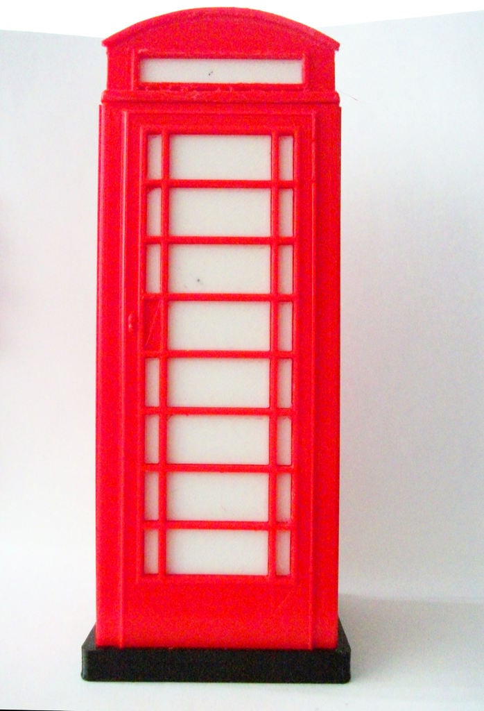 Traditional K6 British Phone Box by Cargy | Download free STL model ...