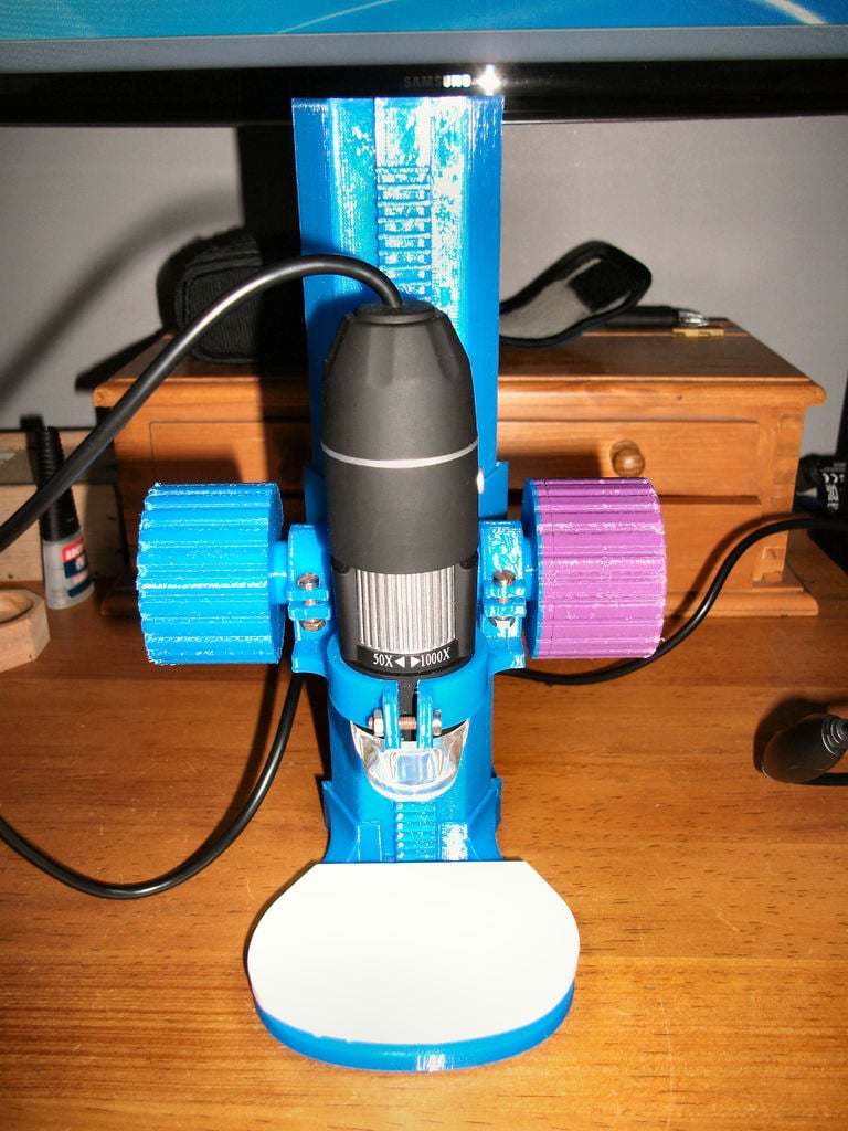 Extended Rack, and Table Surface, For USB Microscope Stand by Cargy ...