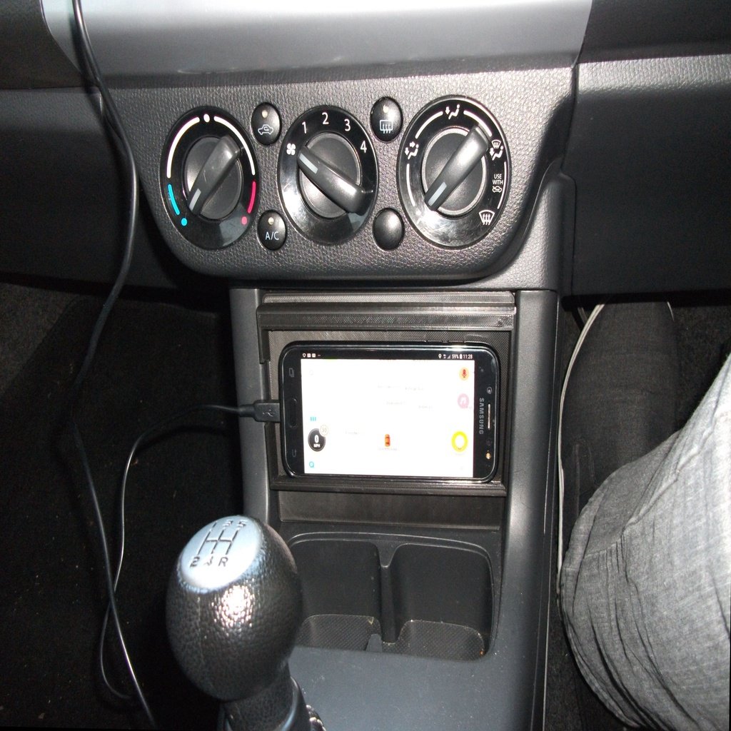 Suzuki Swift (2009) Console Phone Holder by Cargy | Download free STL ...