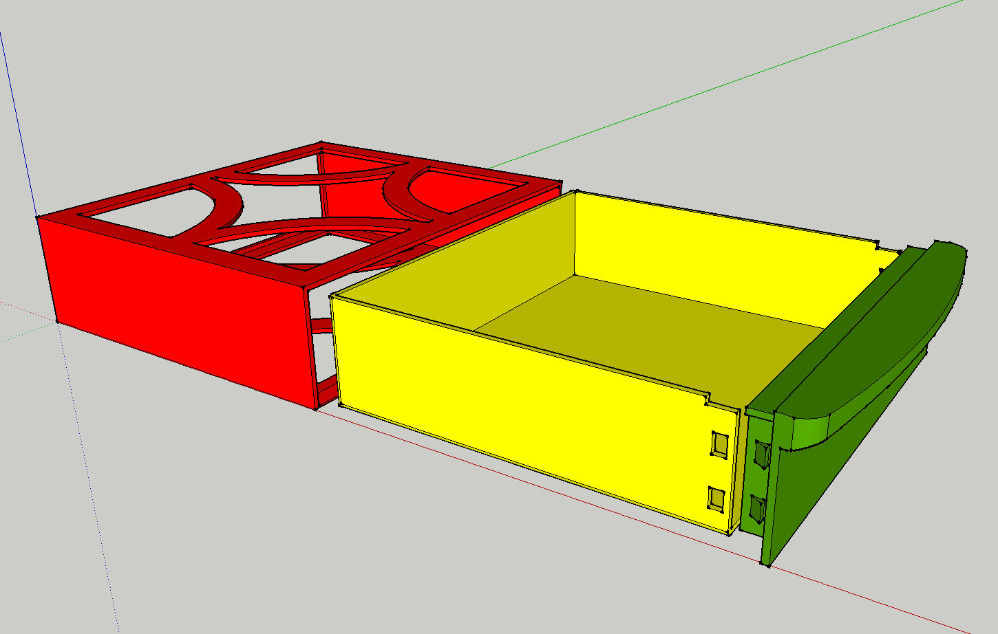 Drive Bay Drawer Unit (and Badge Mount) by Cargy | Download free STL ...